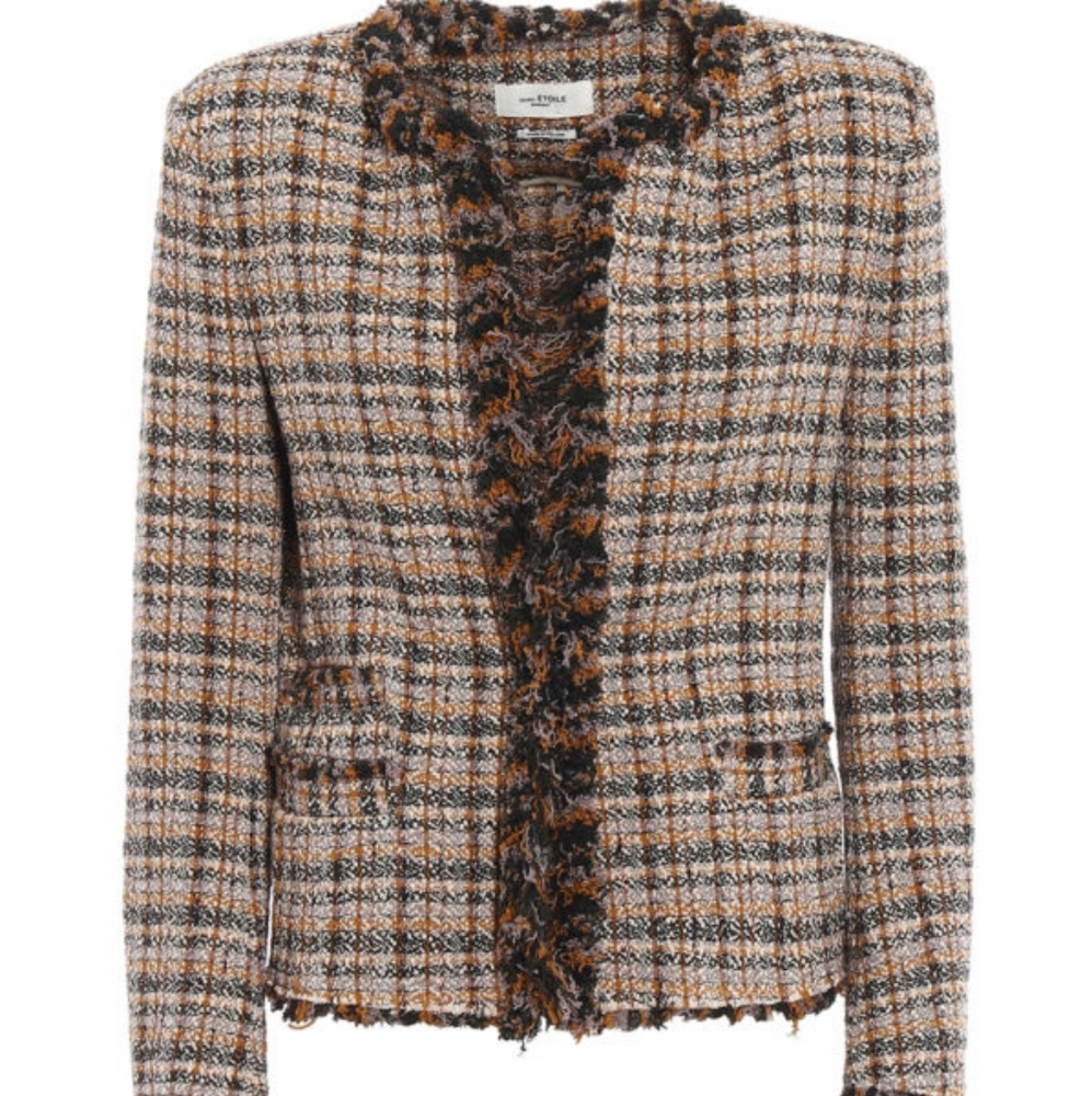 Isabel Marant Etoile Nawell Tweed Jacket - Gem